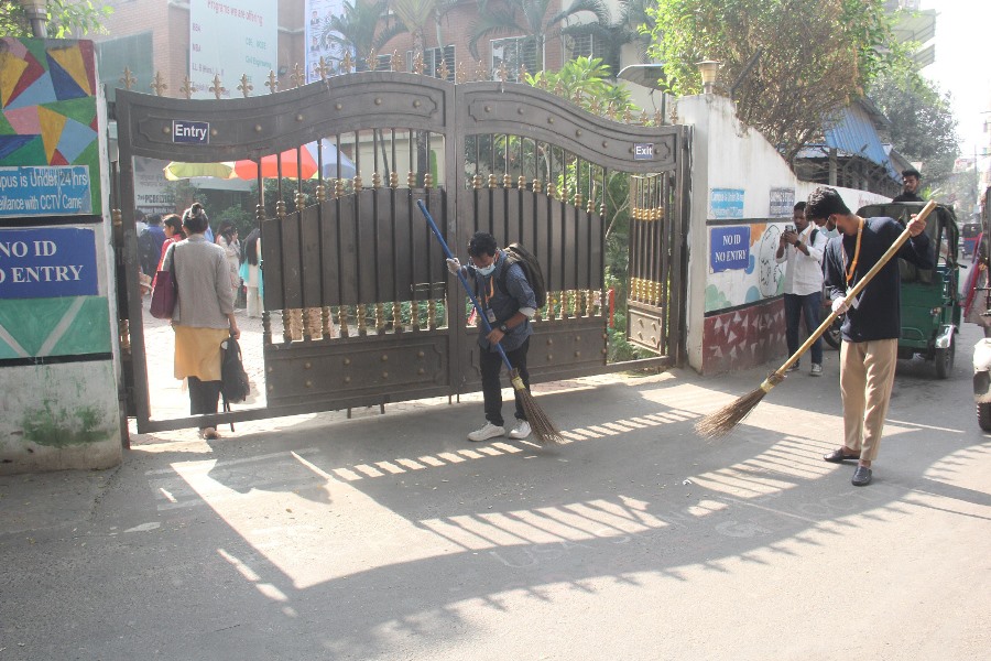 Clean Campus campaign under the Youth Festival 2025 - PCIU